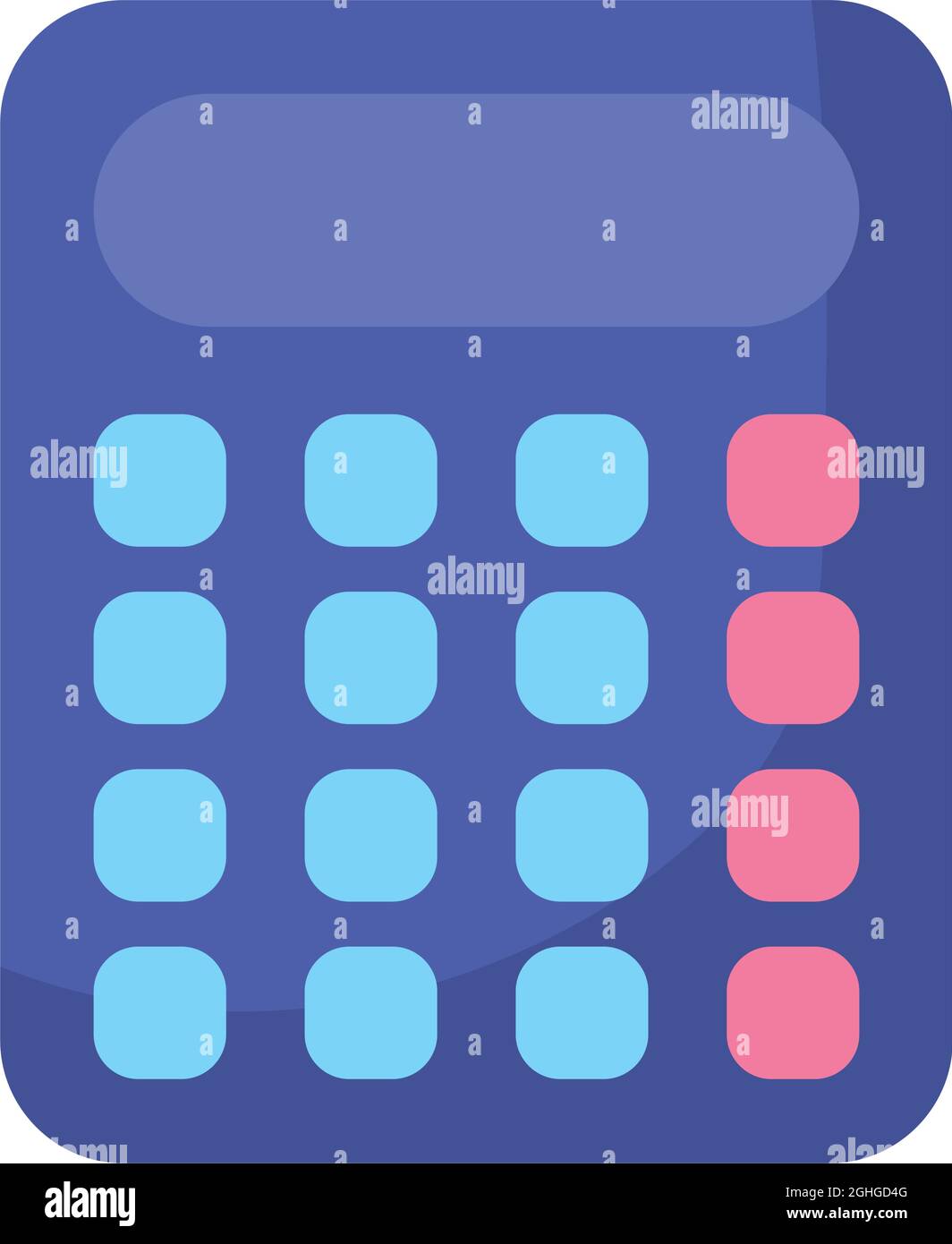 blue calculator design Stock Vector Image & Art - Alamy