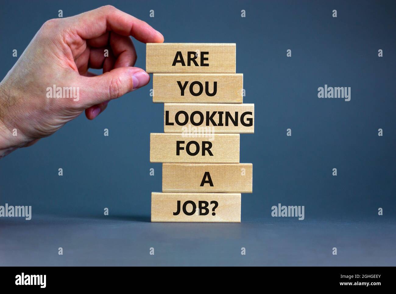 Symbol of building success foundation. Businessman put wooden blocks on ...