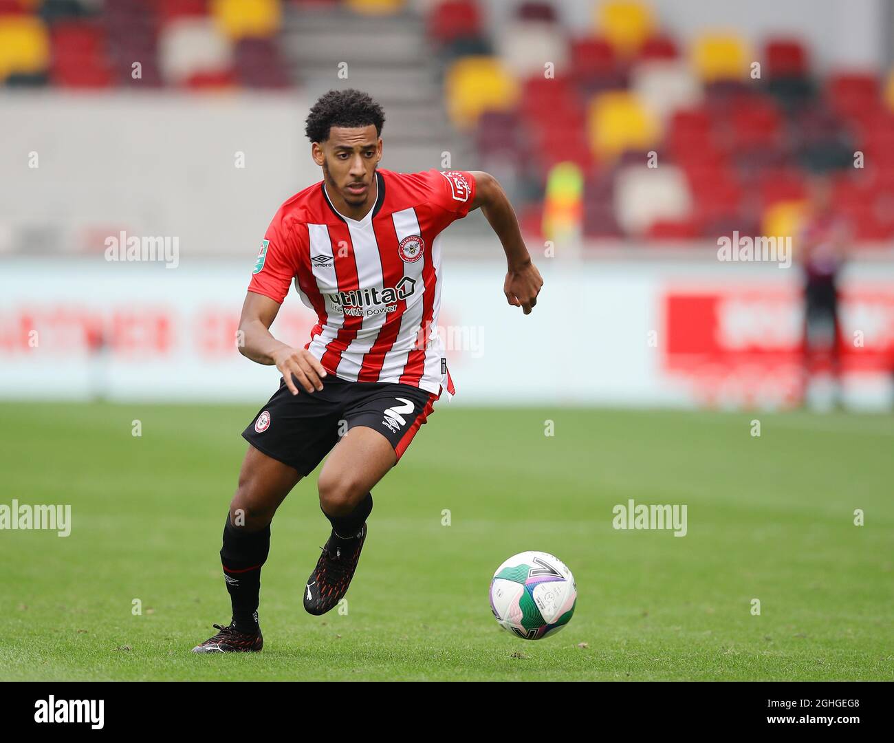 Brentford's Dominic Thompson during the Pre Season Friendly match at ...