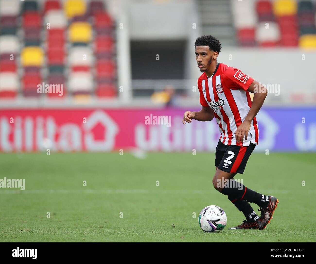 Brentford's Dominic Thompson during the Pre Season Friendly match at ...