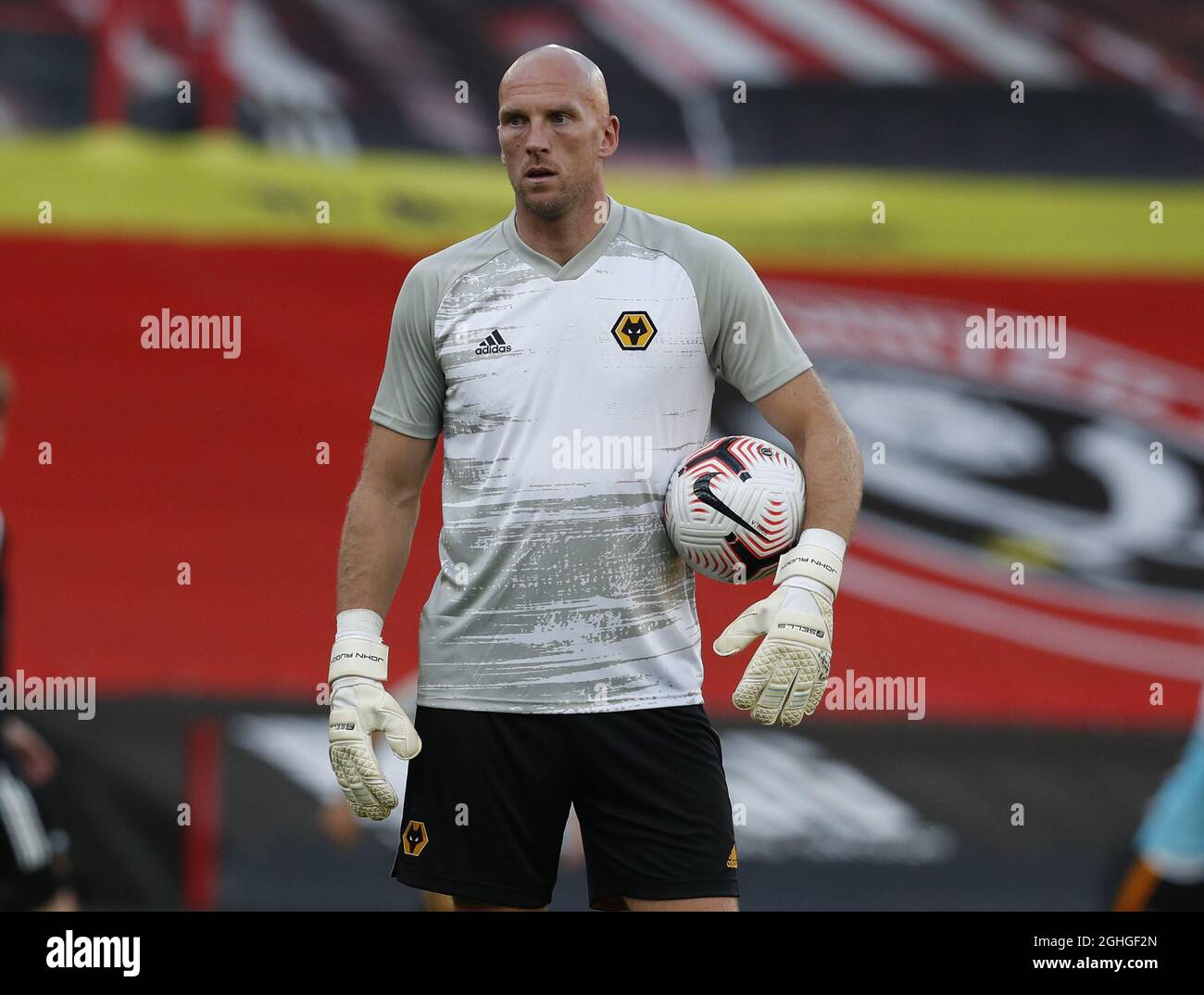 John Ruddy of Wolverhampton Wanderers during the Premier League match ...