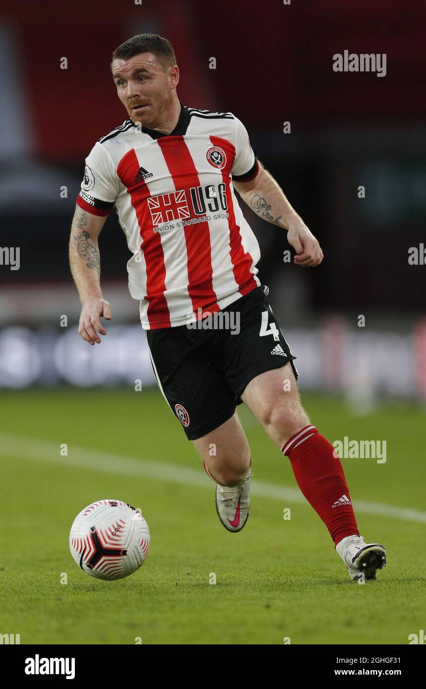 John Fleck of Sheffield Utd during the Premier League match at Bramall ...