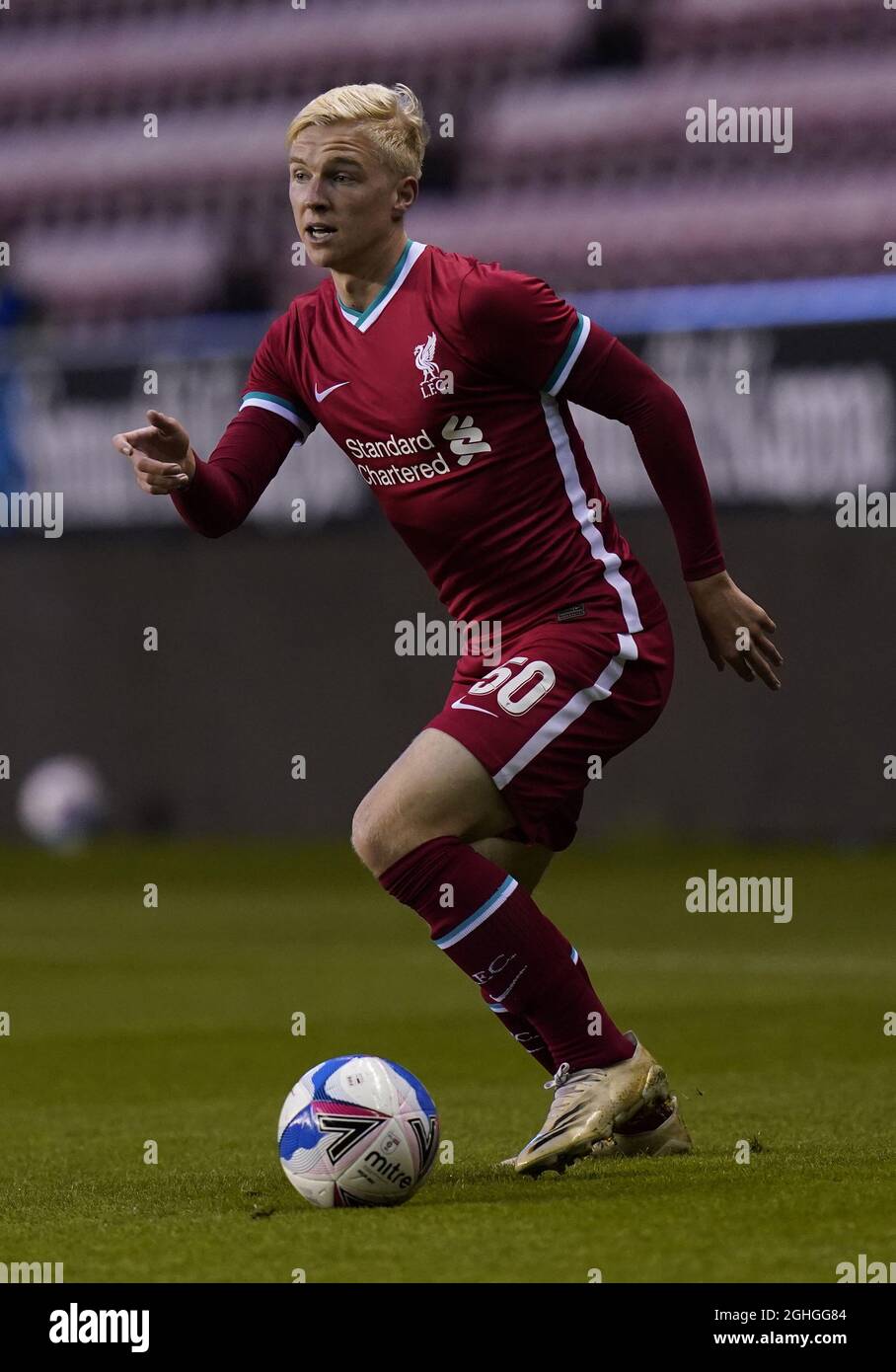 Luis Longstaff of Liverpool during the EFL Trophy match at the DW ...