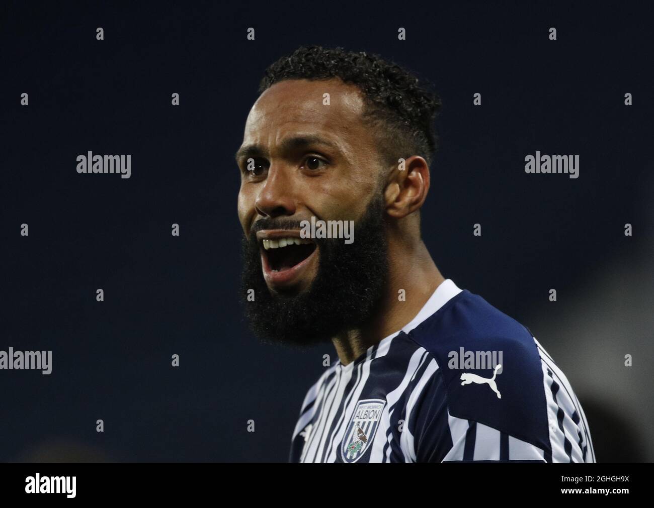 Kyle Bartley of West Bromwich Albion during the Premier League match at ...