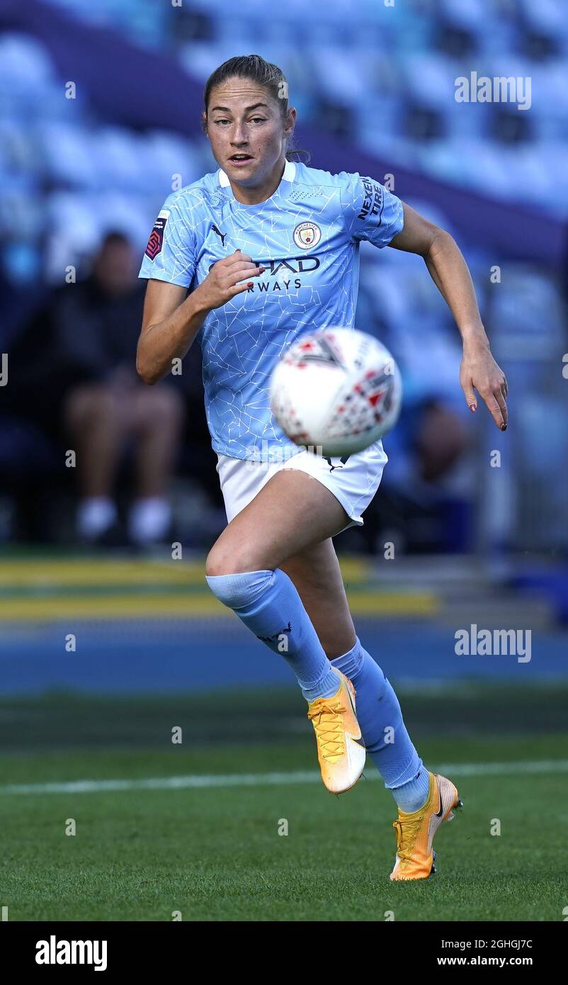 Janine Beckie of Manchester City during the The FA WomenÕs Super League ...