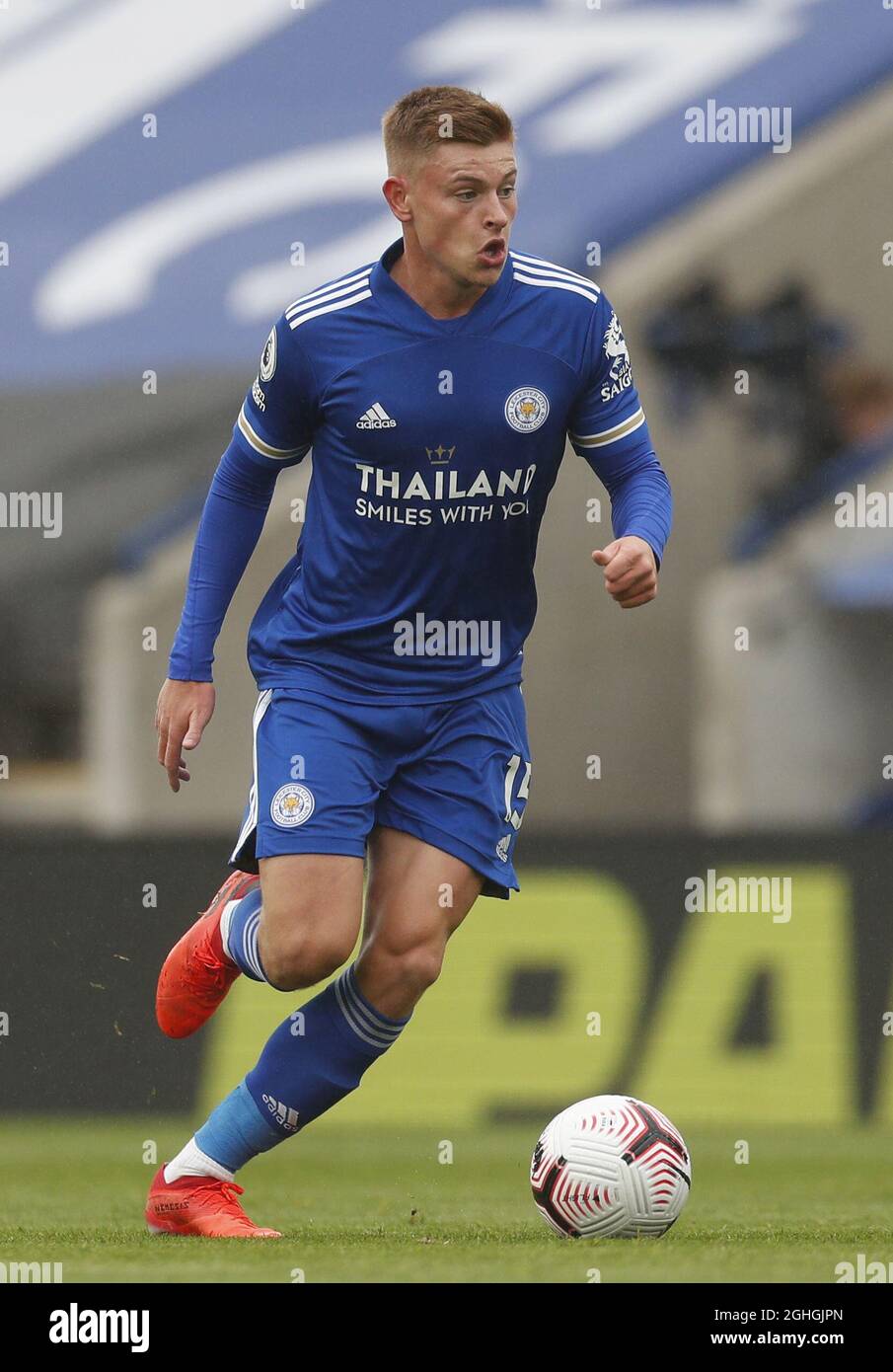 Harvey Barnes of Leicester City during the Premier League match at the ...