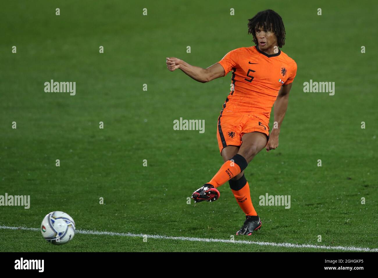 Nathan Ake of Netherlands during the UEFA Nations League match at ...
