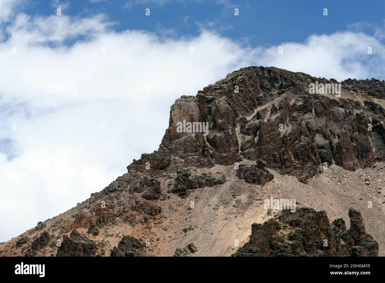 Rocks on top of a mountain, Peru Stock Photo - Alamy