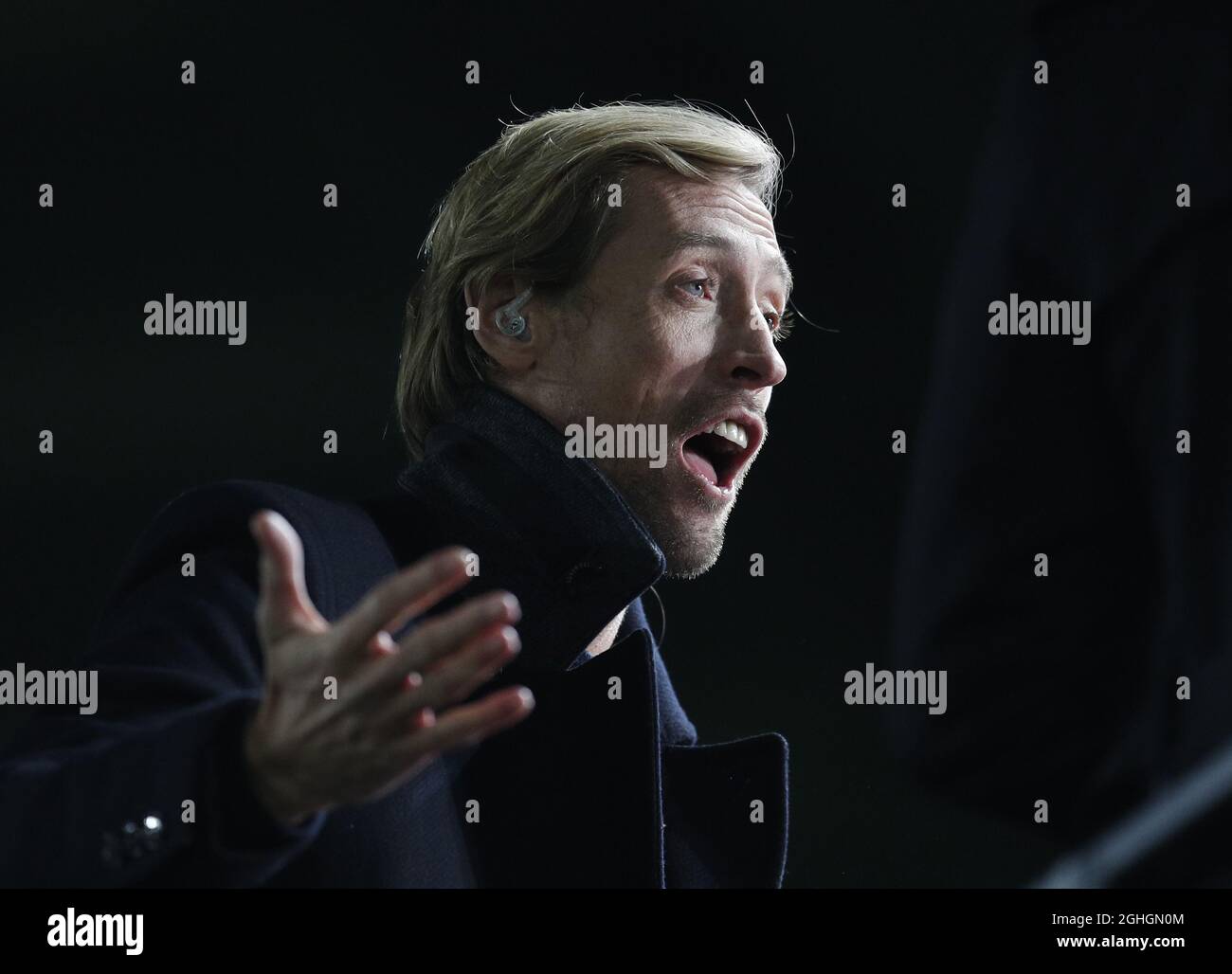 Peter crouch soccer pundit hi-res stock photography and images - Alamy