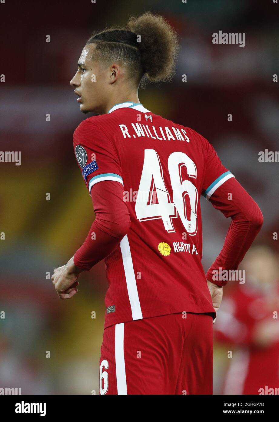 Rhys Williams of Liverpool during the UEFA Champions League match at ...