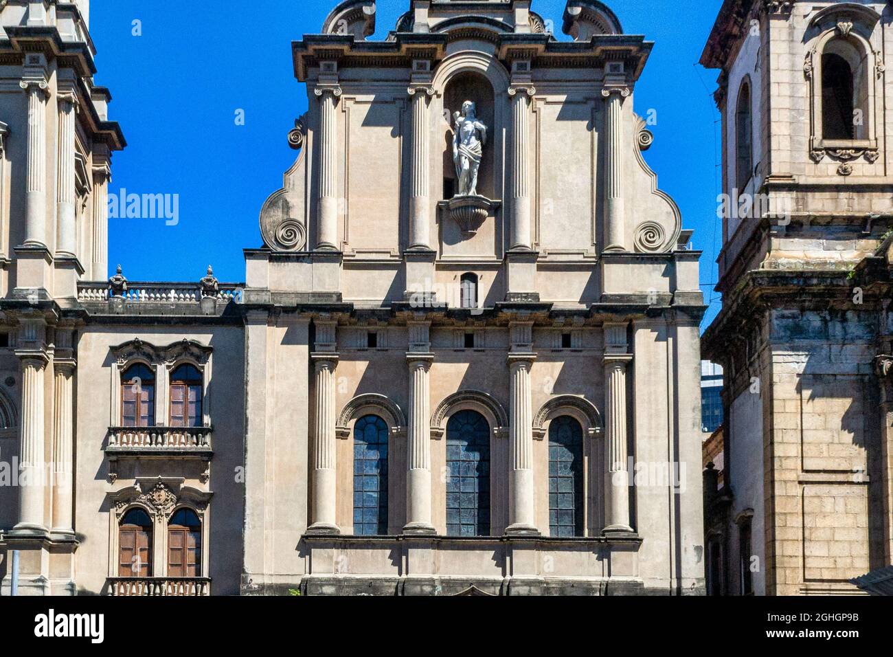 Urban life, travel and architecture in Rio de Janeiro, Brazil Stock ...