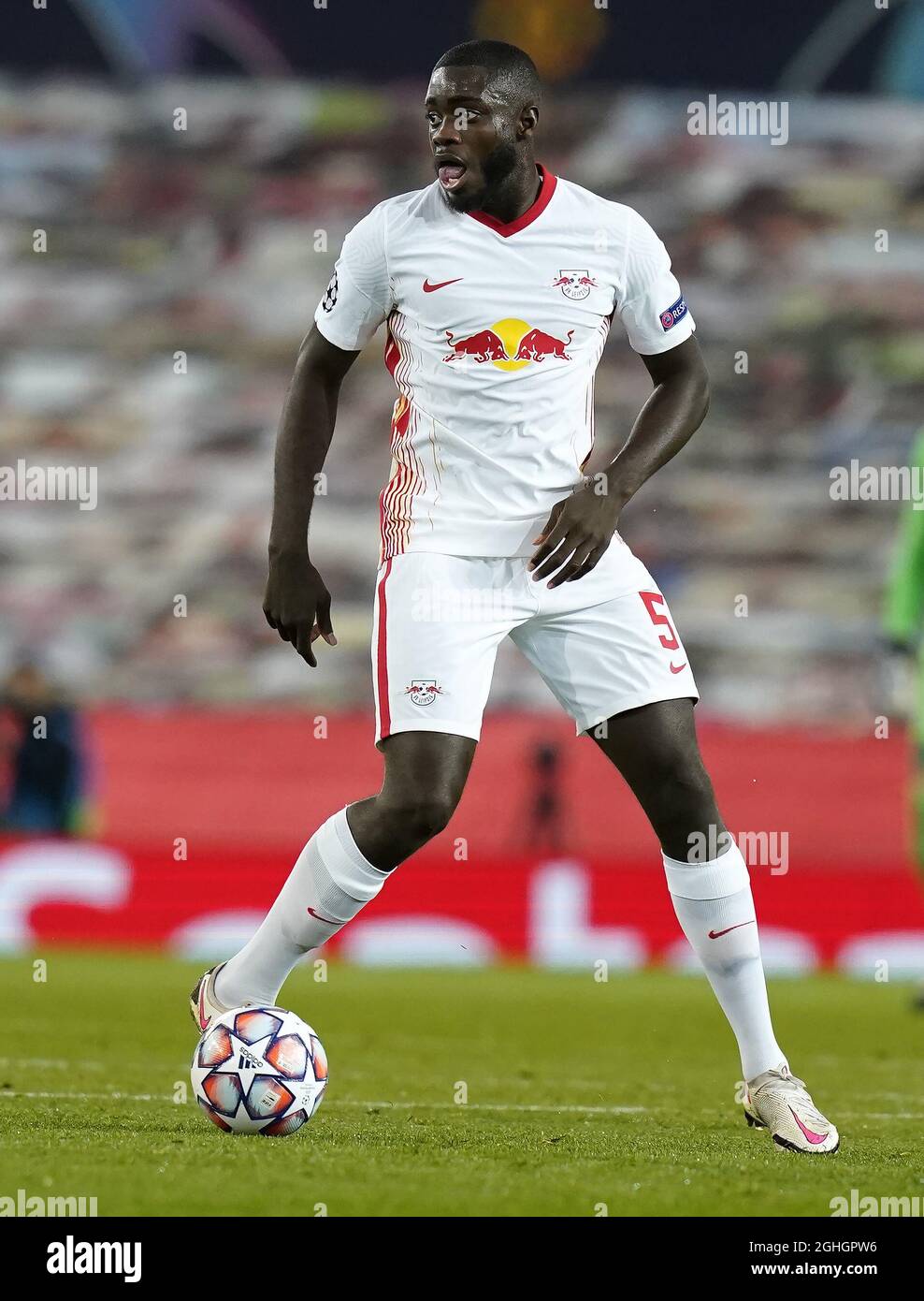 Dayot Upamecano of RB Leipzig during the UEFA Champions League match at ...
