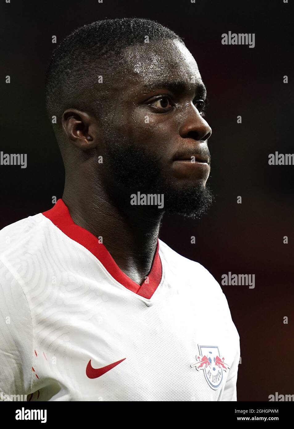 Dayot Upamecano of RB Leipzig during the UEFA Champions League match at ...