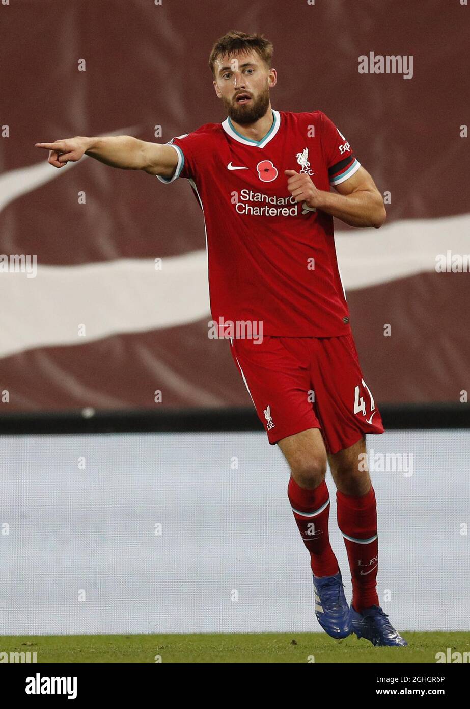 Nathaniel Phillips of Liverpool during the Premier League match at ...