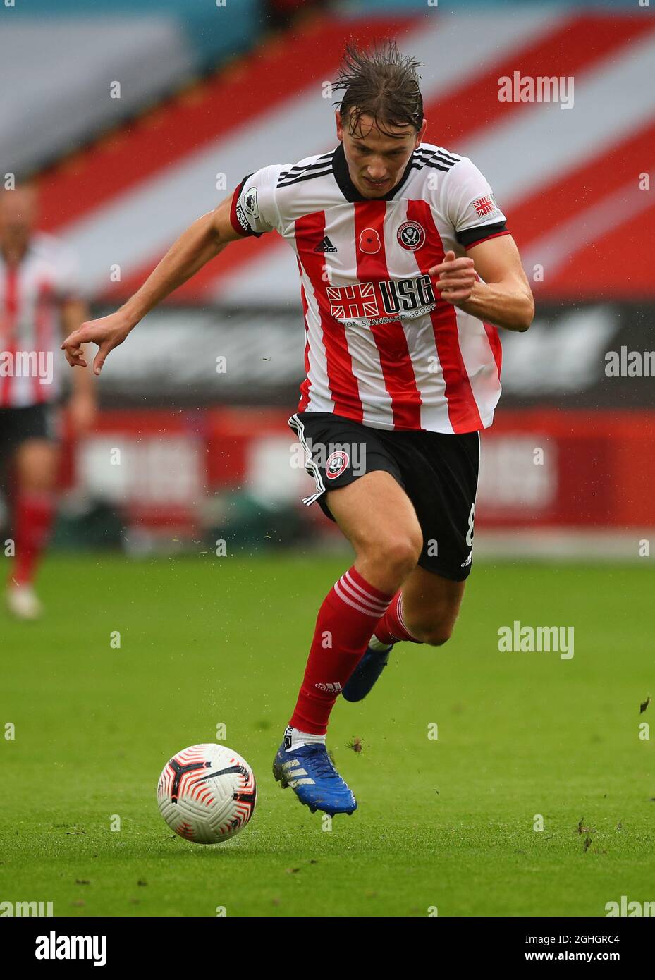 Sander Berge of Sheffield Utd during the Premier League match at Bramall Lane, Sheffield ...