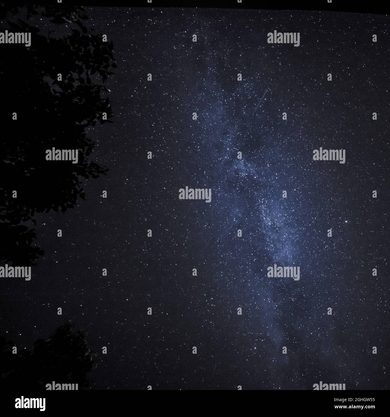 a picture of the milky way in the cloudless night sky Stock Photo - Alamy