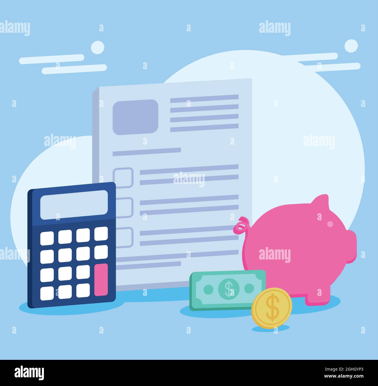 tax accounting poster Stock Vector Image & Art - Alamy