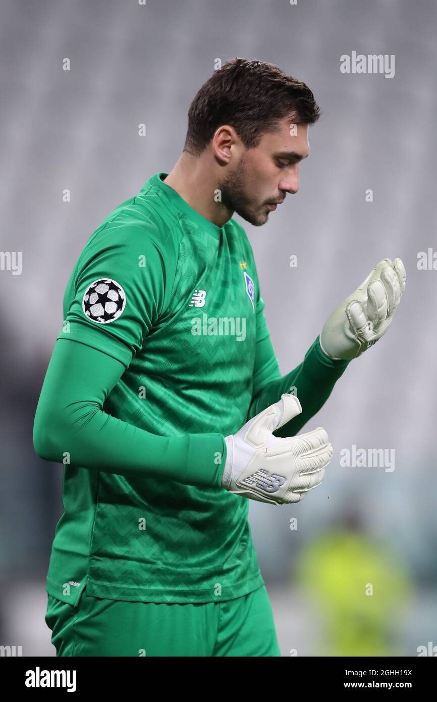 Georgiy Bushchan of FC Dynamo Kyiv during the UEFA Champions League ...