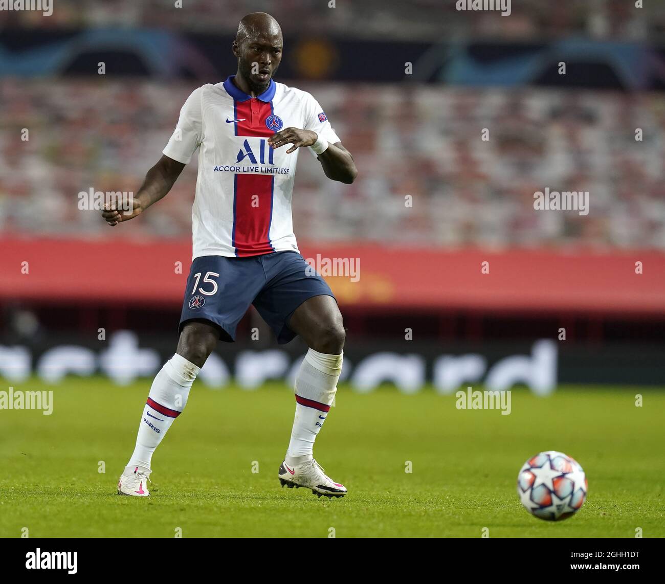 Danilo Pereira of PSG during the UEFA Champions League match at Old ...