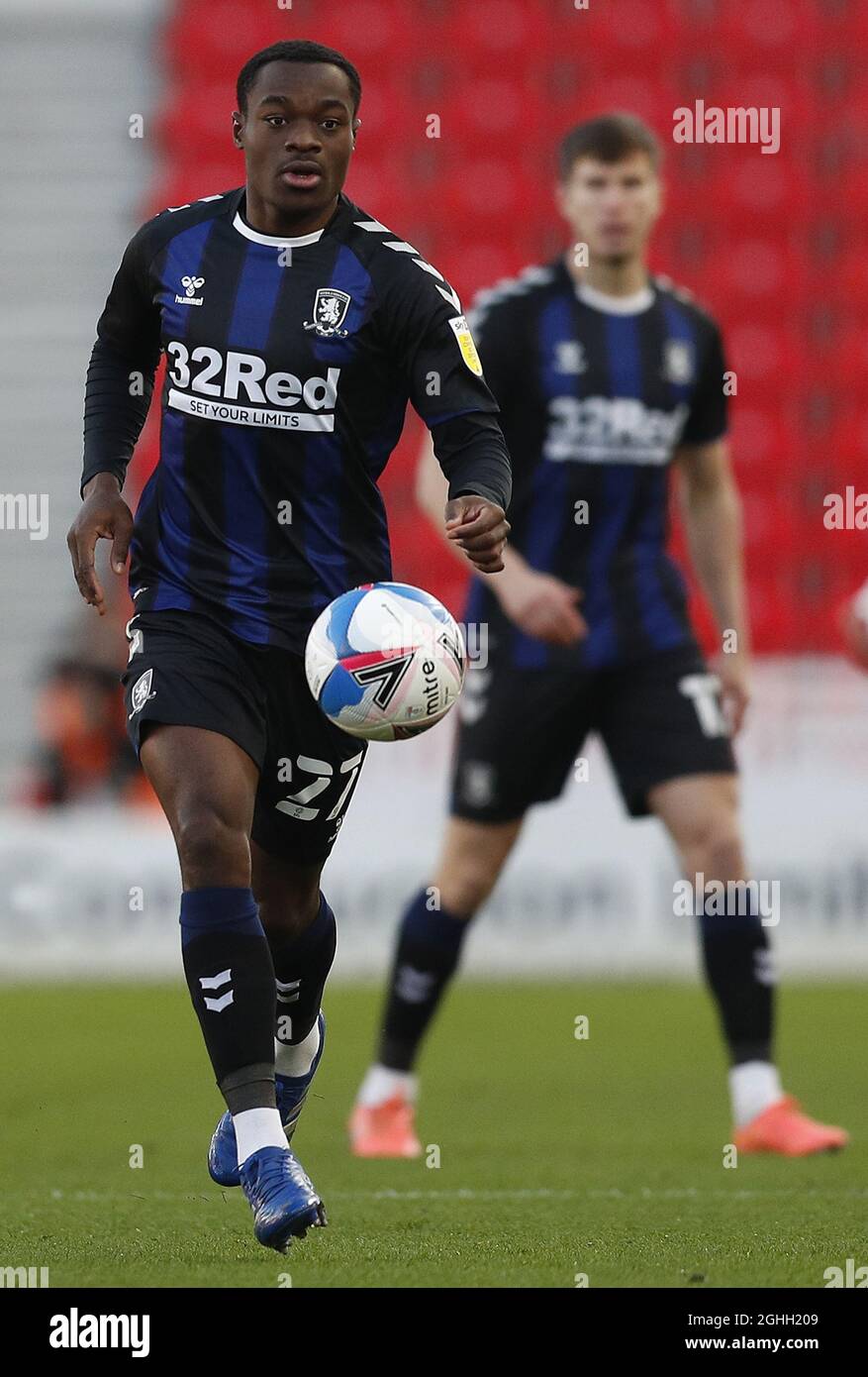 Marc Bola of Middlesbrough during the Sky Bet Championship match at The ...