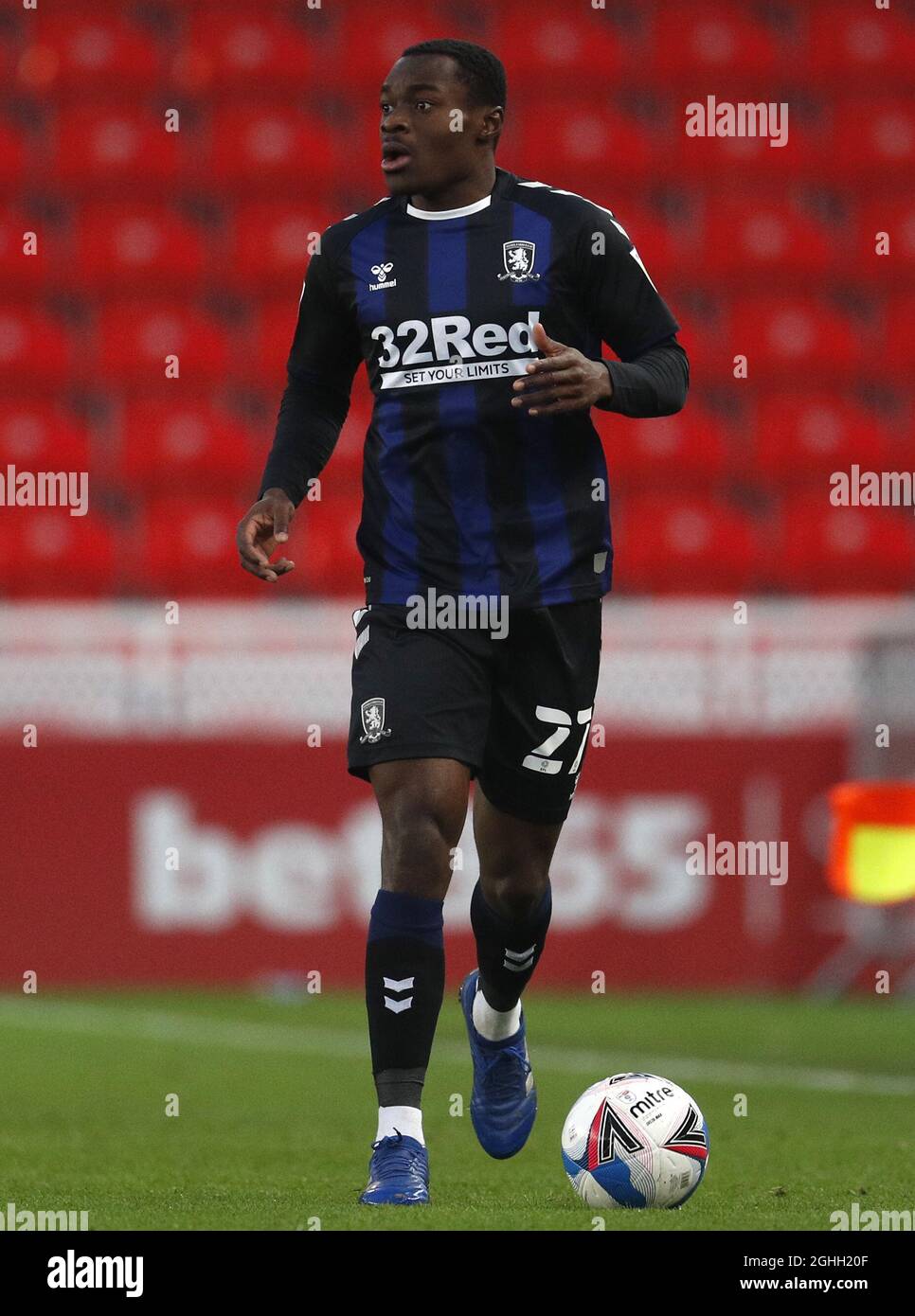 Marc Bola of Middlesbrough during the Sky Bet Championship match at The ...