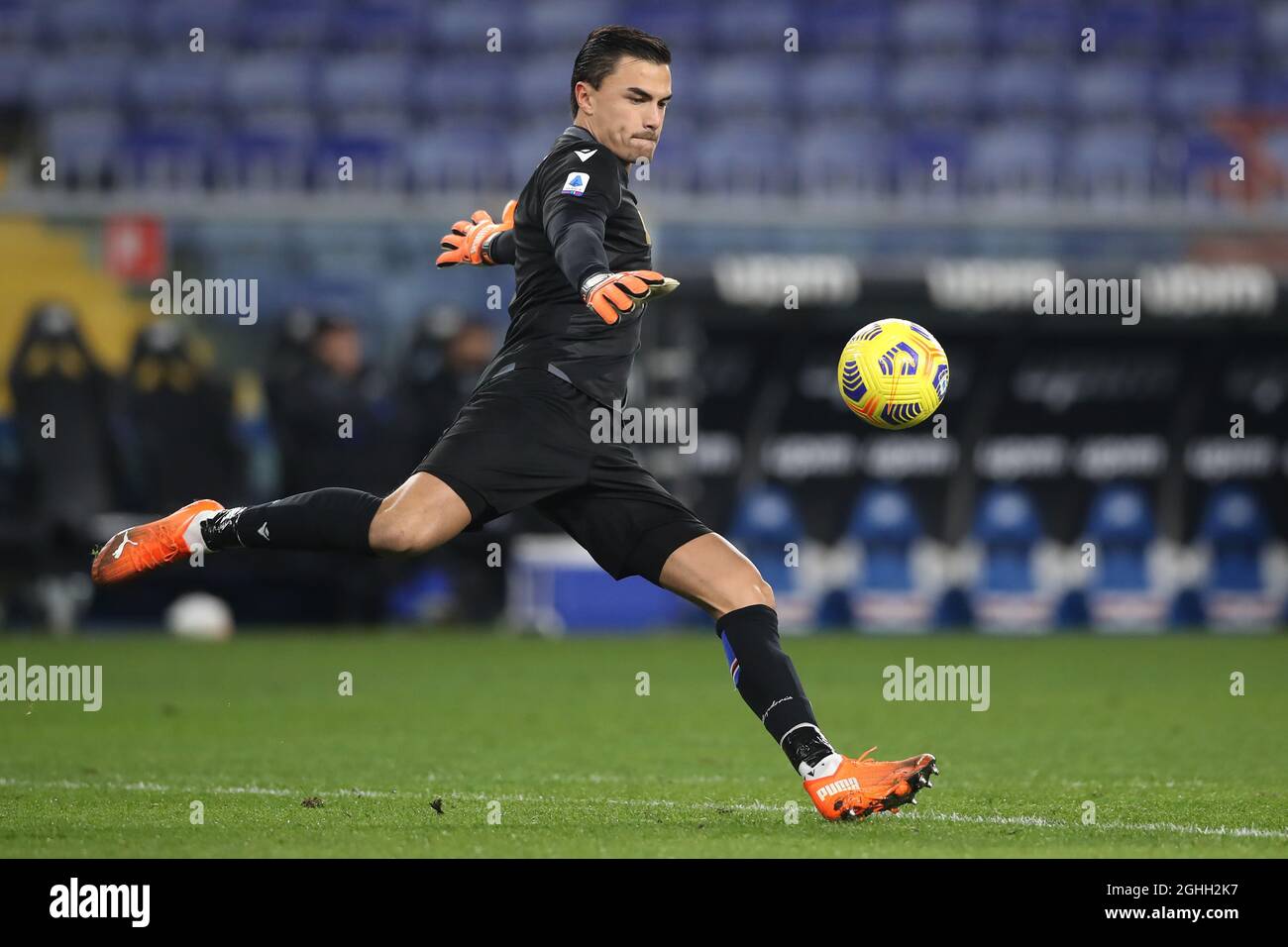 Emil Audero of UC Sampdoria during the Serie A match at Luigi Ferraris ...