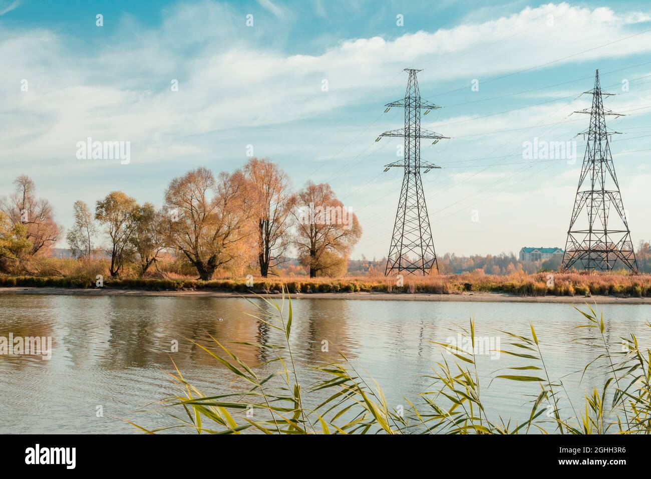 Transmission tower fallen hi-res stock photography and images - Alamy
