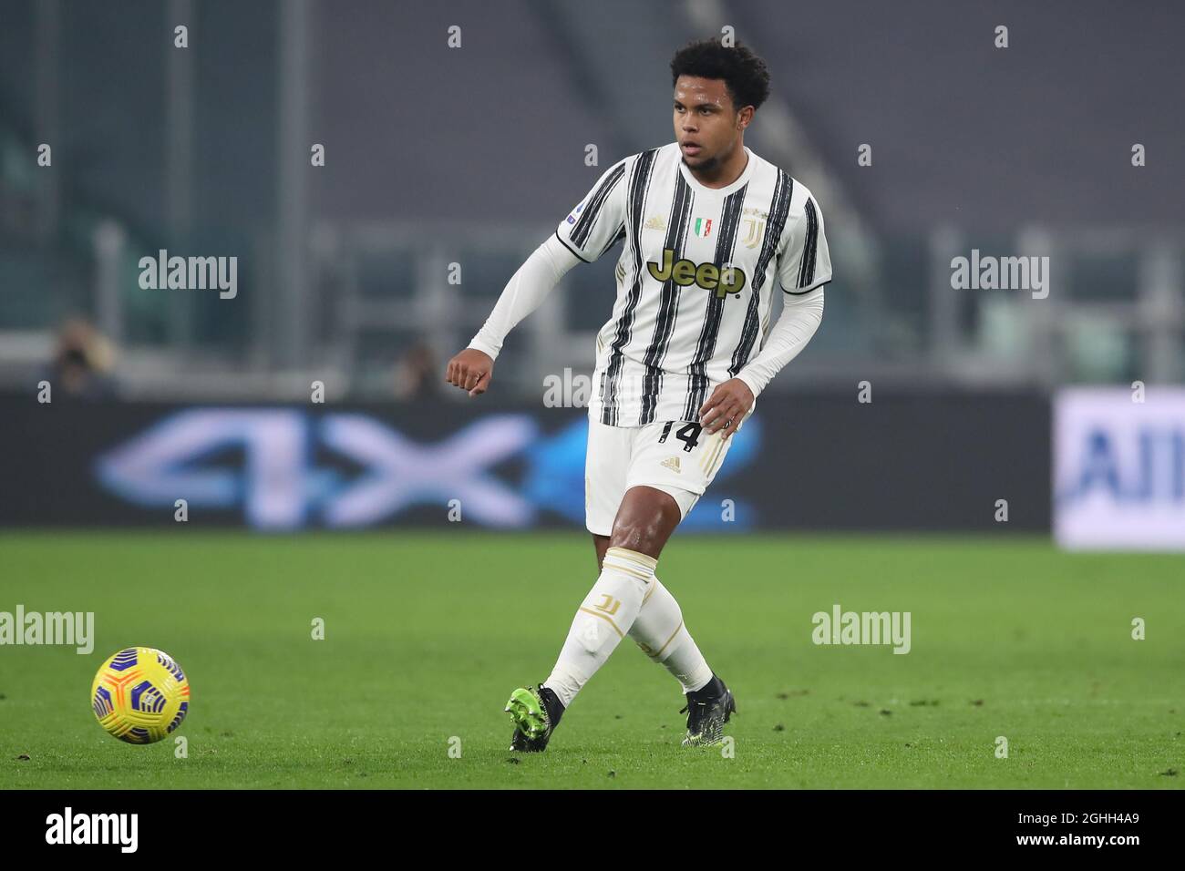 Weston McKennie of Juventus during the Serie A match at Allianz Stadium, Turin. Picture date ...