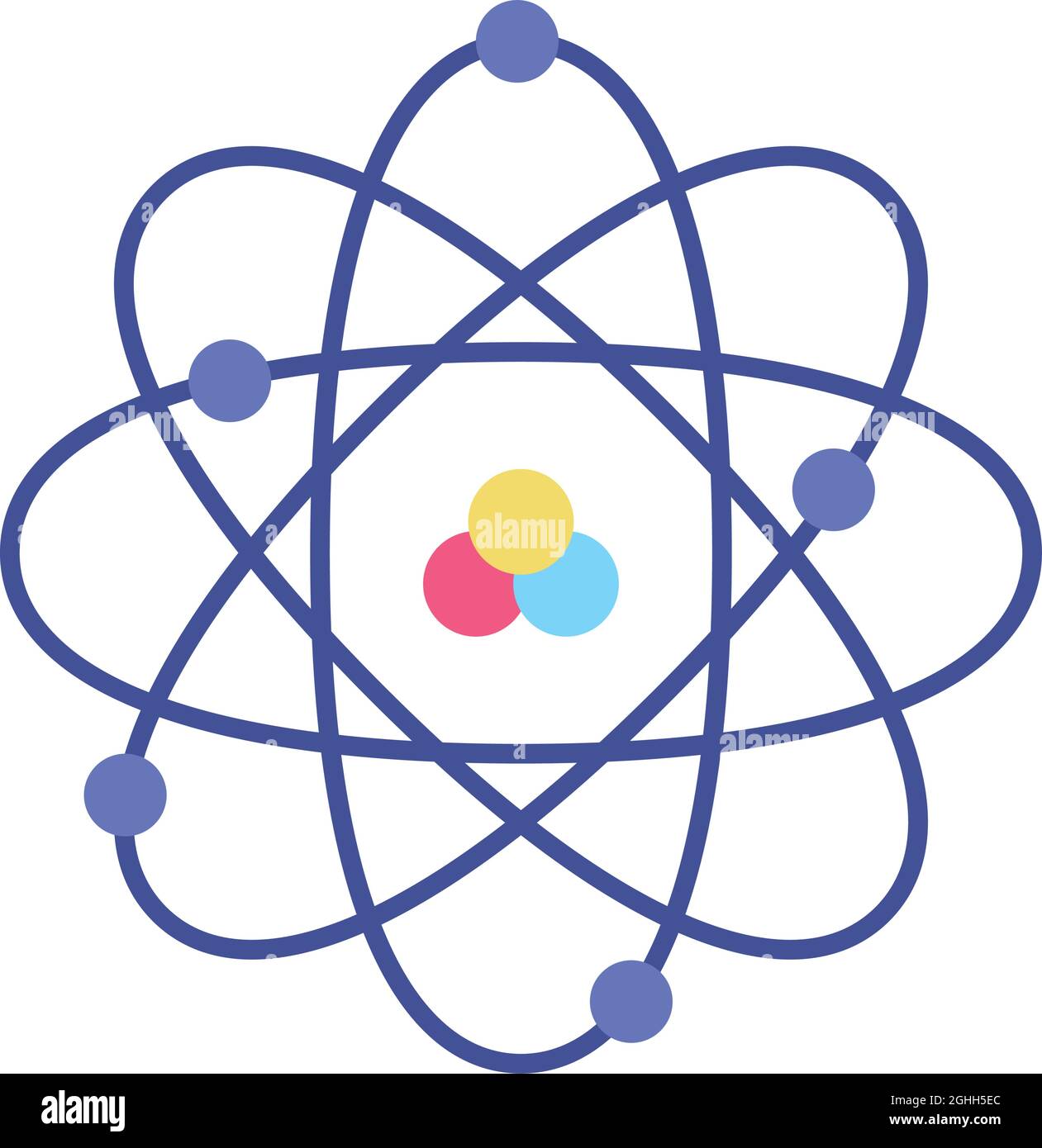 colored atom design Stock Vector Image & Art - Alamy