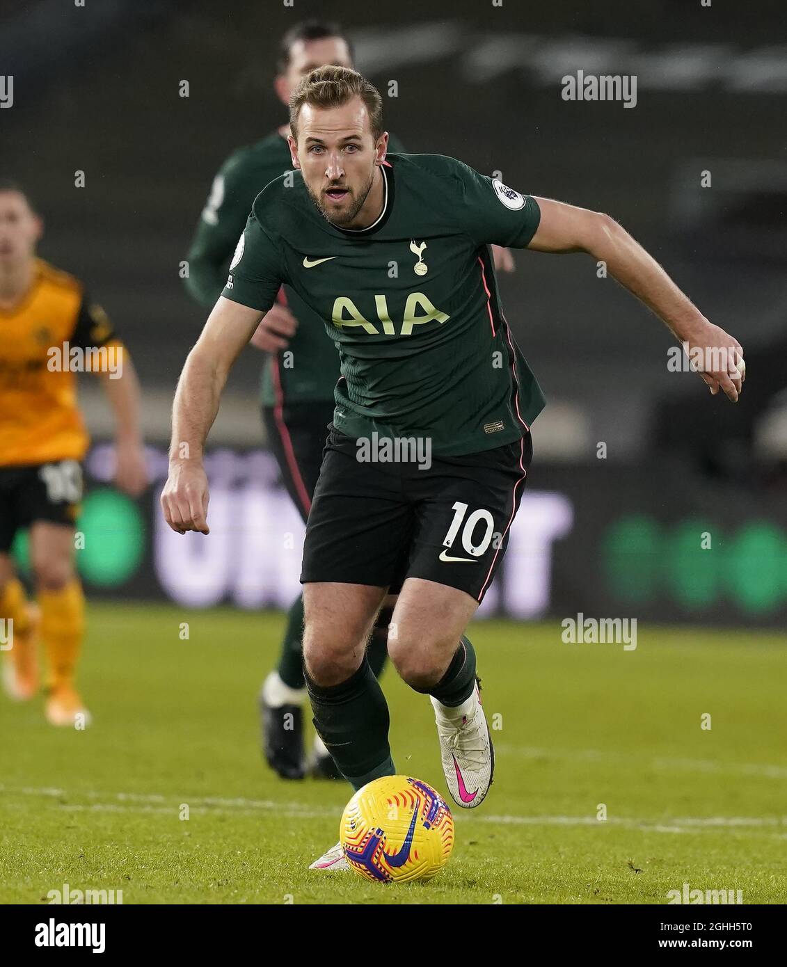 Harry Kane of Tottenham during the Premier League match at Molineux ...