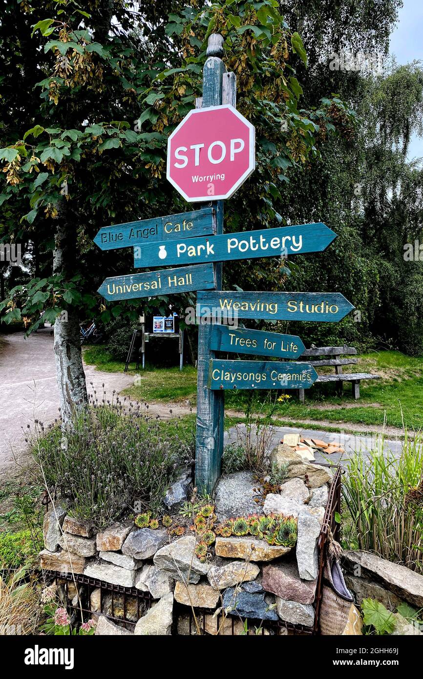 Findhorn community hi-res stock photography and images - Alamy