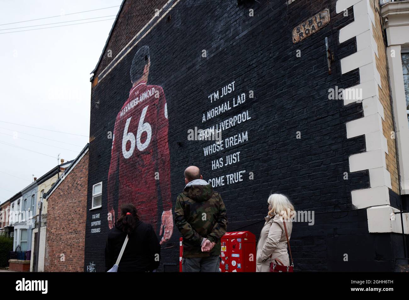 Trent alexander arnold mural hi-res stock photography and images - Alamy