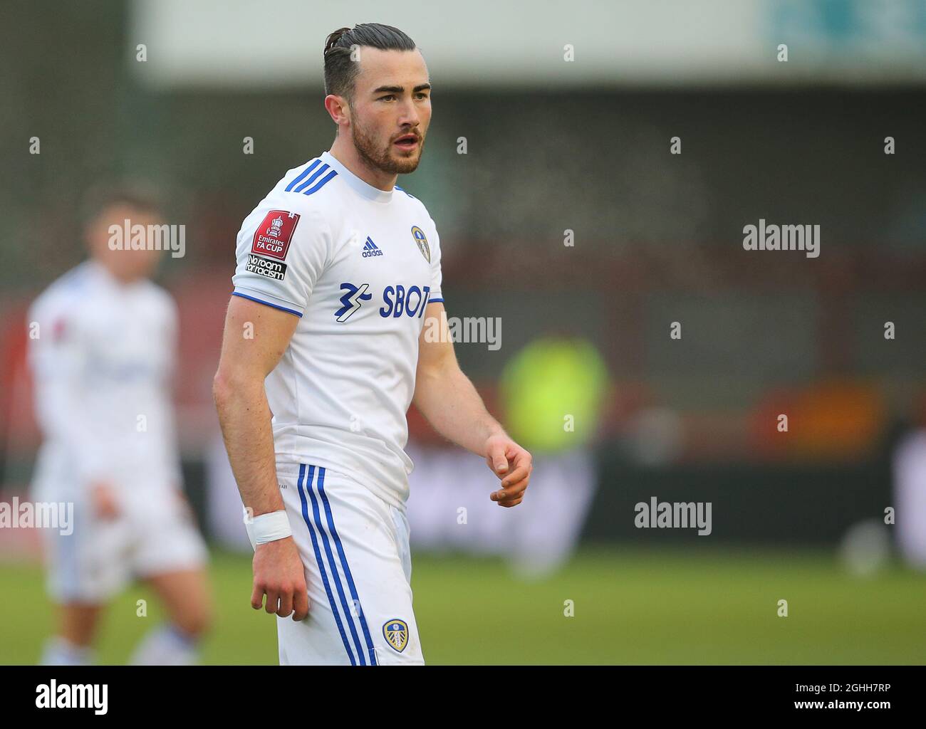 Jack Harrison of Leeds United during the FA Cup match at The Peoples ...