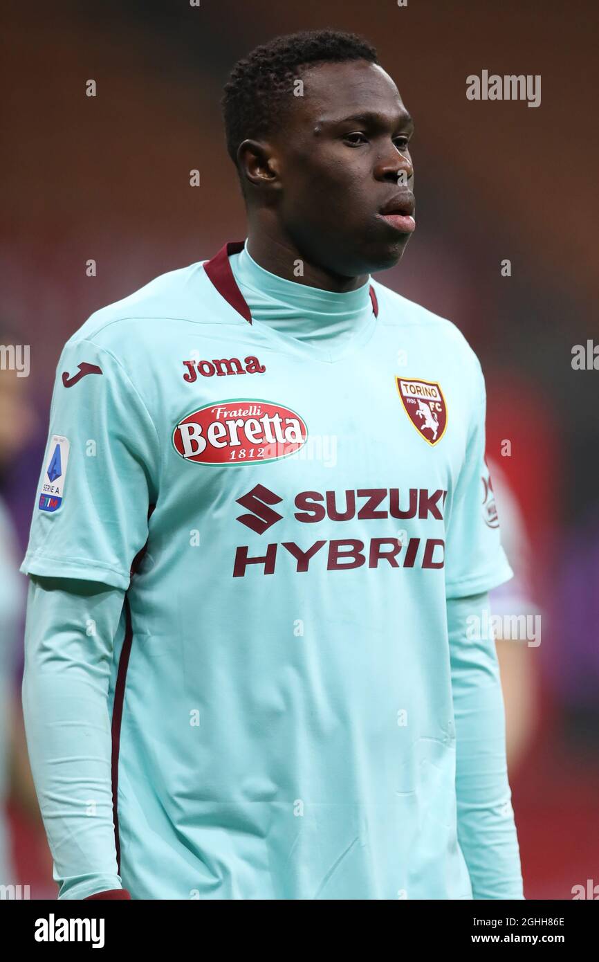 Wilfried Singo of Torino FC during the Serie A match at Giuseppe Meazza ...