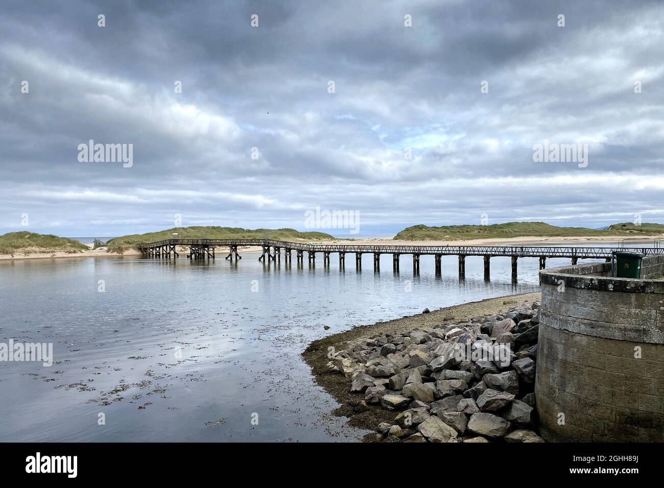 Lossiemouth Bridge, Moray Coast, Scotland Stock Photo - Alamy