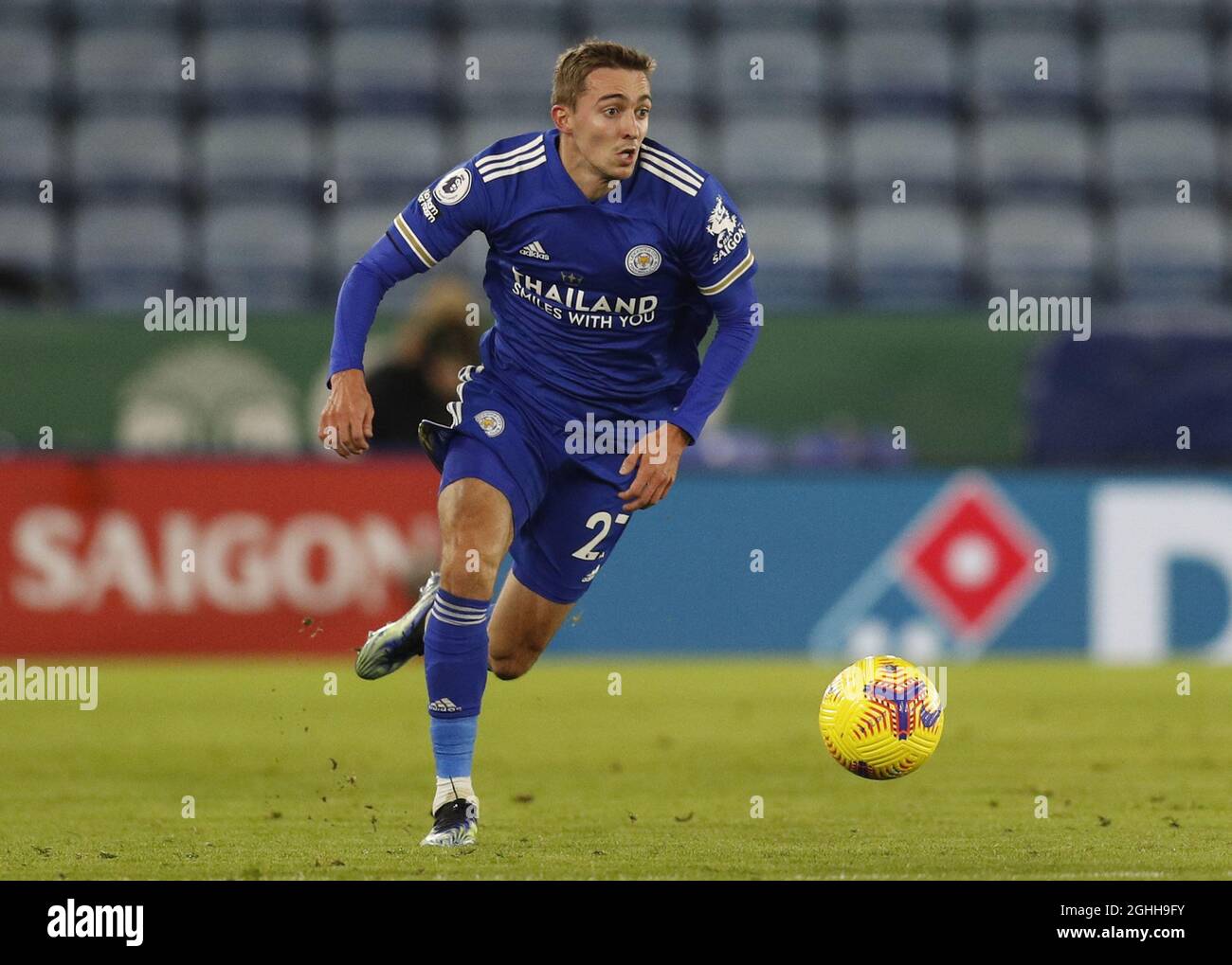 Timothy Castagne of Leicester City during the Premier League match at ...
