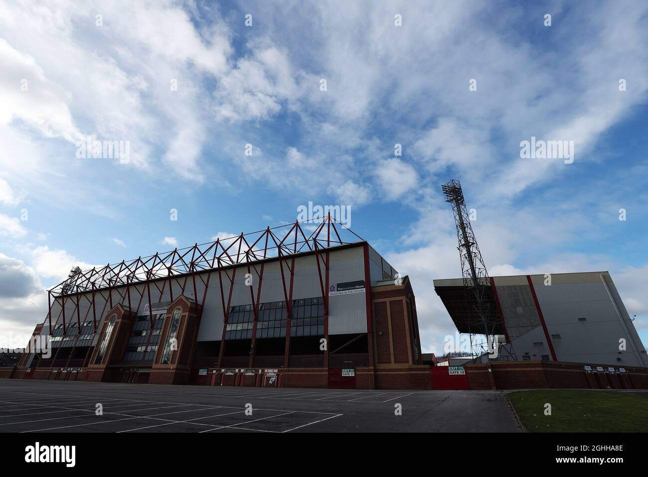 A general view of Oakwell stadium, Barnsley. Picture date: 23rd January ...