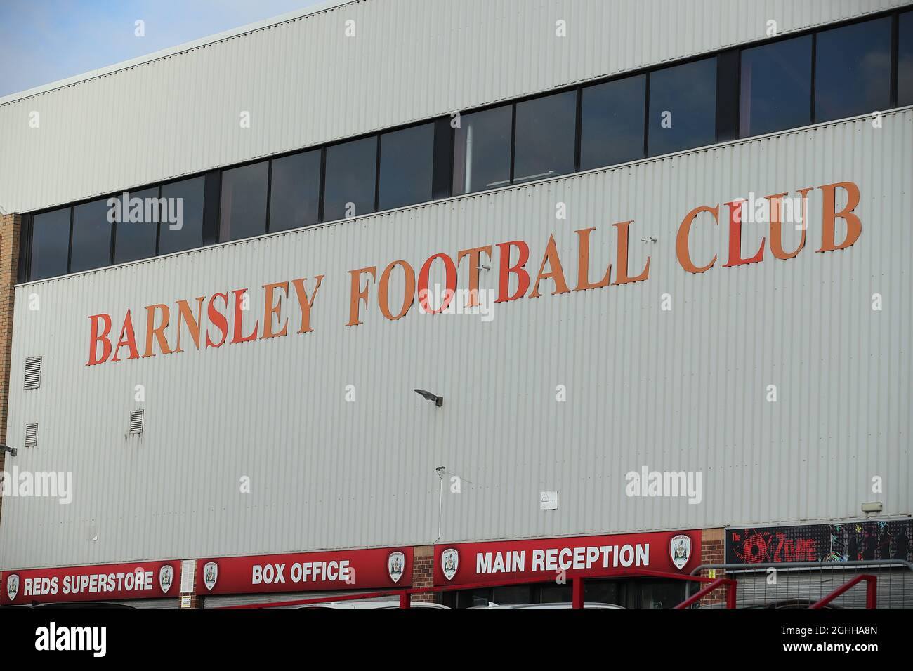 A general view of Oakwell stadium, Barnsley. Picture date: 23rd January ...