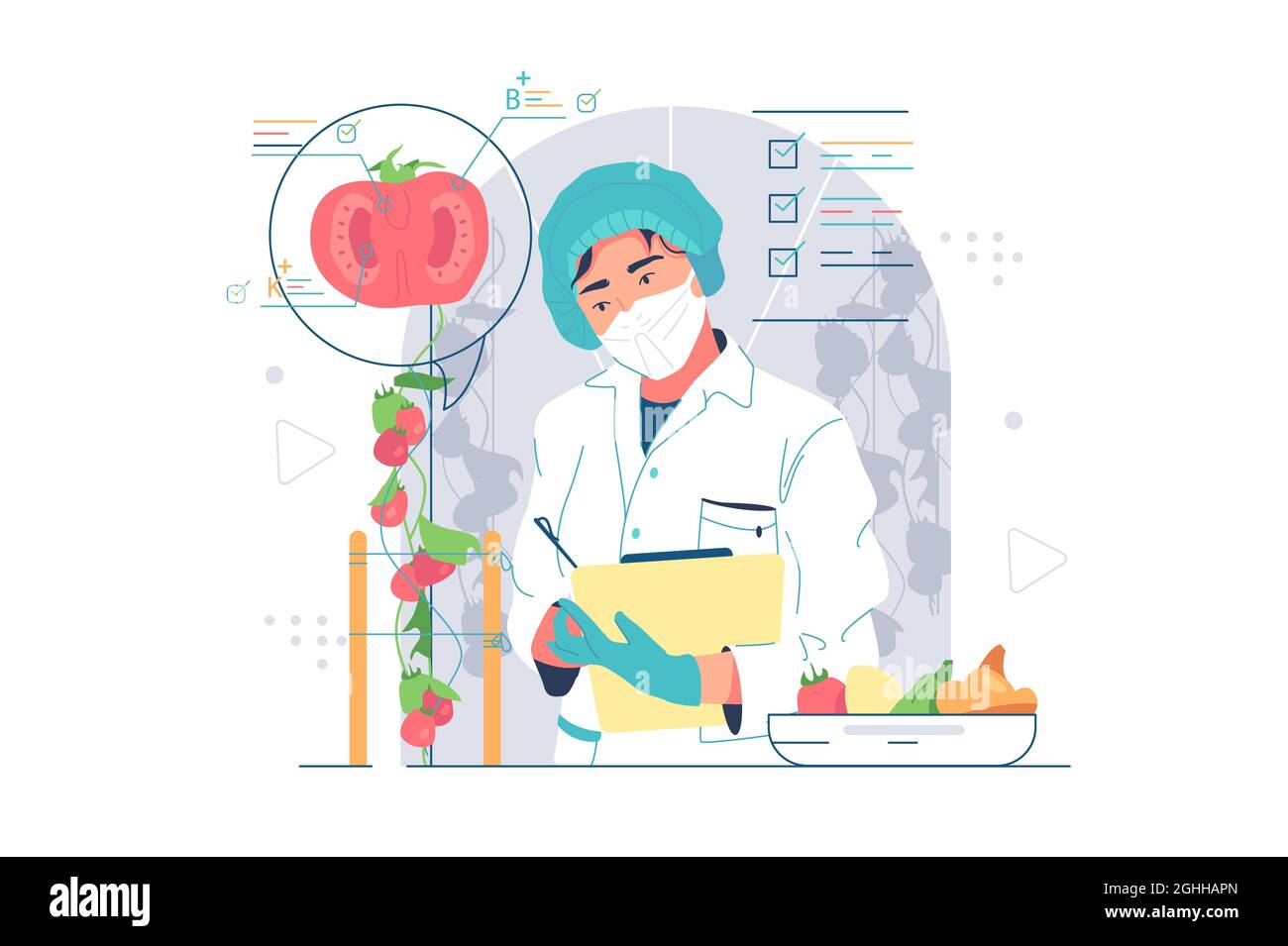 Scientist agriculture Cut Out Stock Images & Pictures - Alamy