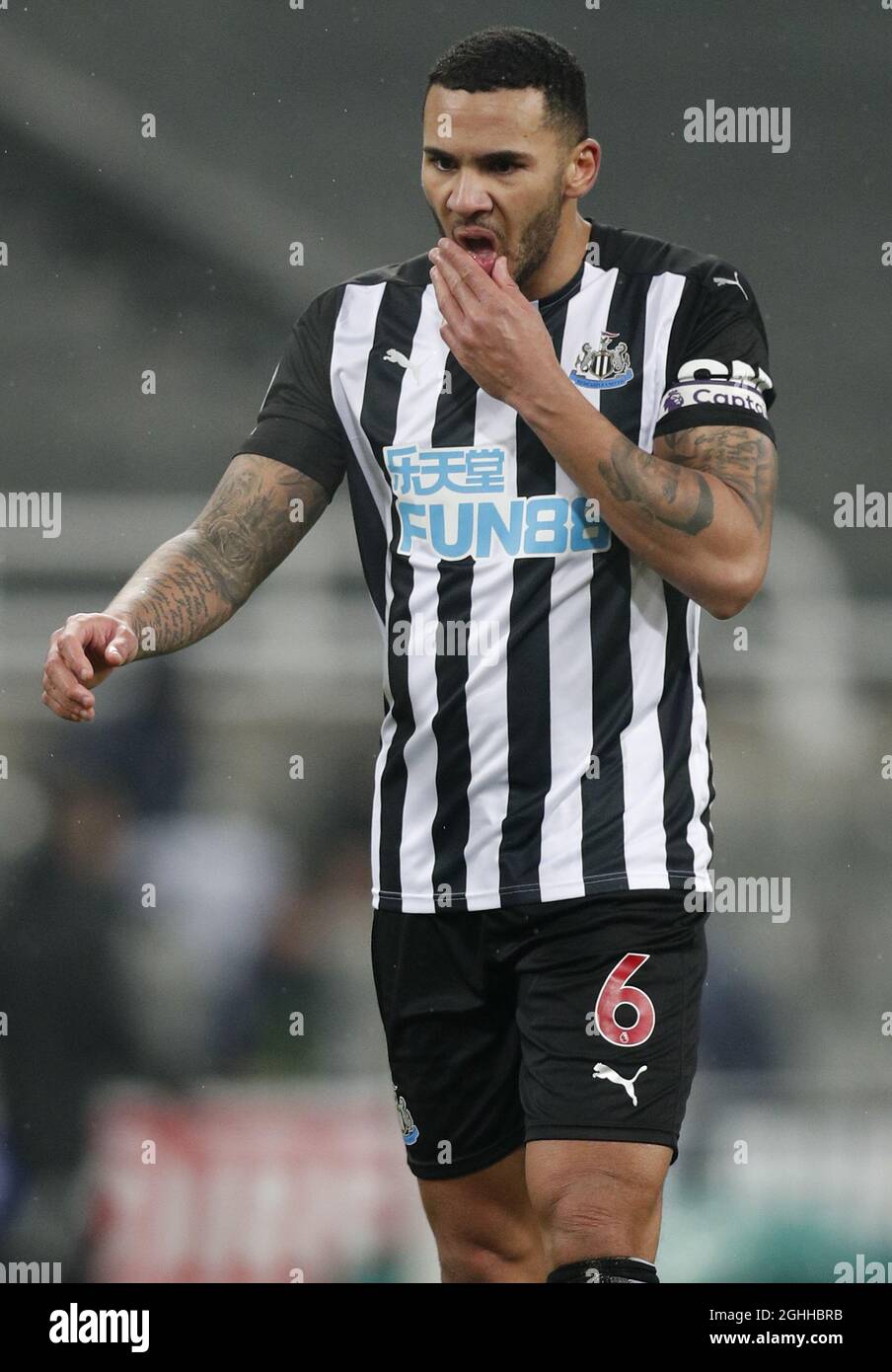 Jamaal Lascelles of Newcastle United during the Premier League match at ...