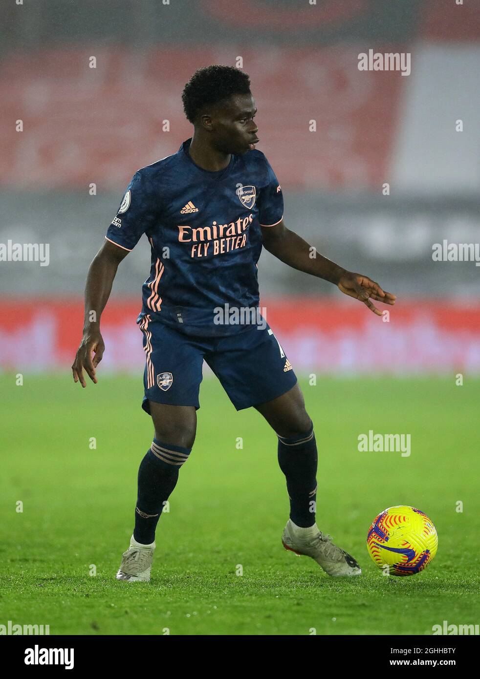 Bukayo Sako of Arsenal during the Premier League match at St Mary's ...