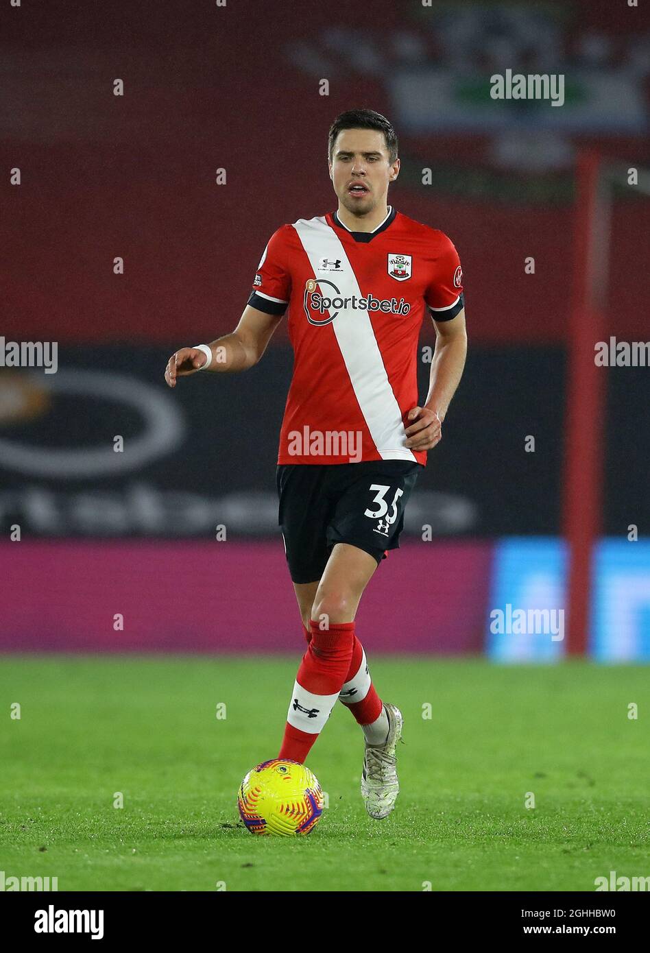 Jan Bednarek of Southampton during the Premier League match at St Mary ...