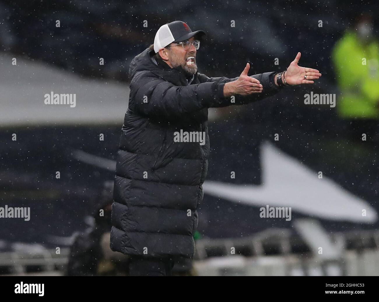Jurgen Klopp manager of Liverpool makes his presence felt during the ...