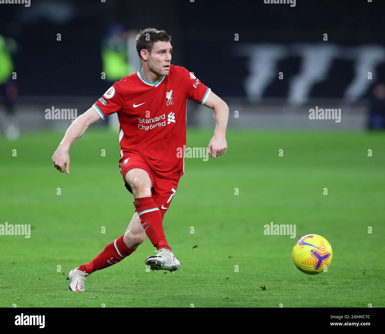 James Milner of Liverpool during the Premier League match at the ...