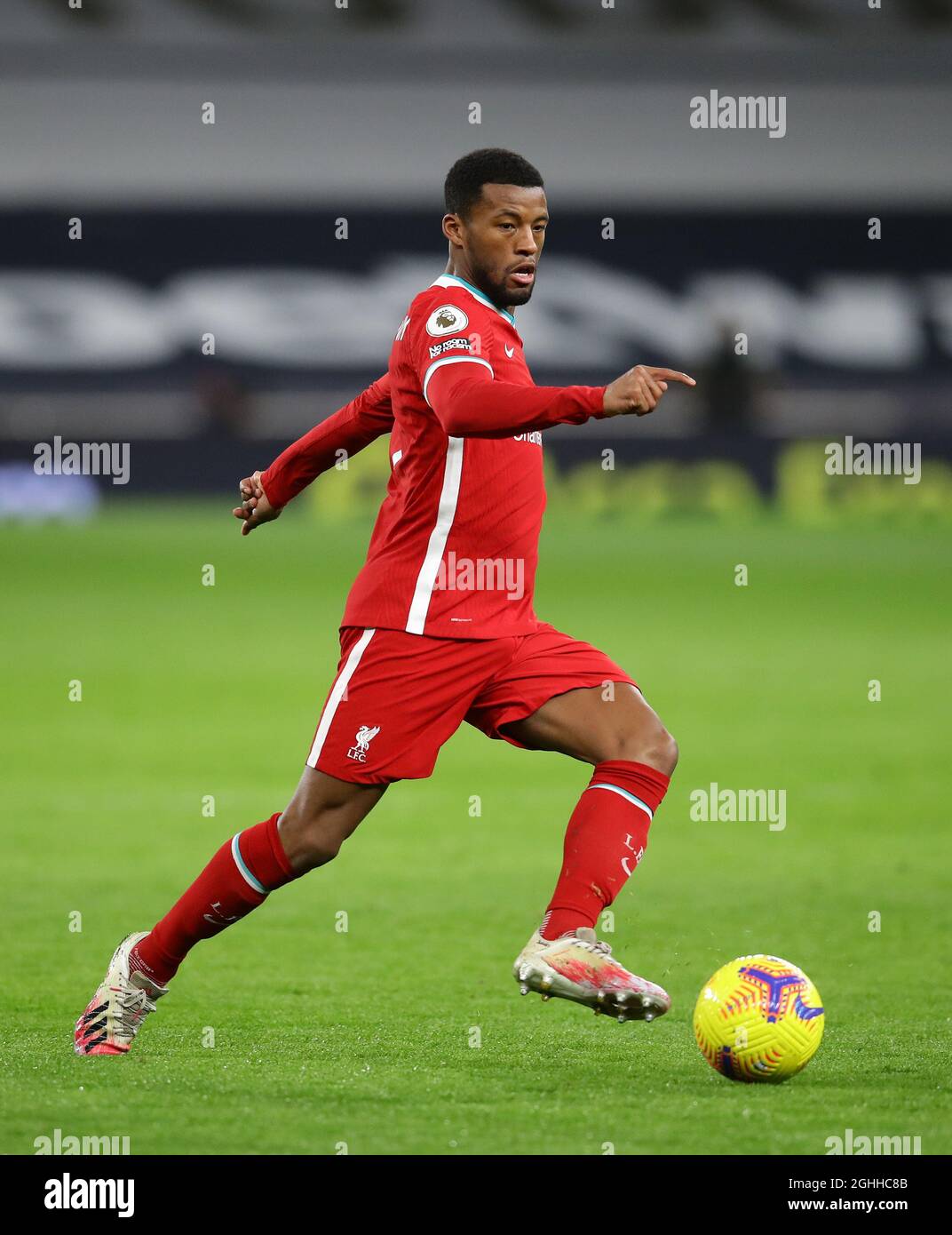 Georginio Wijnaldum of Liverpool during the Premier League match at the ...