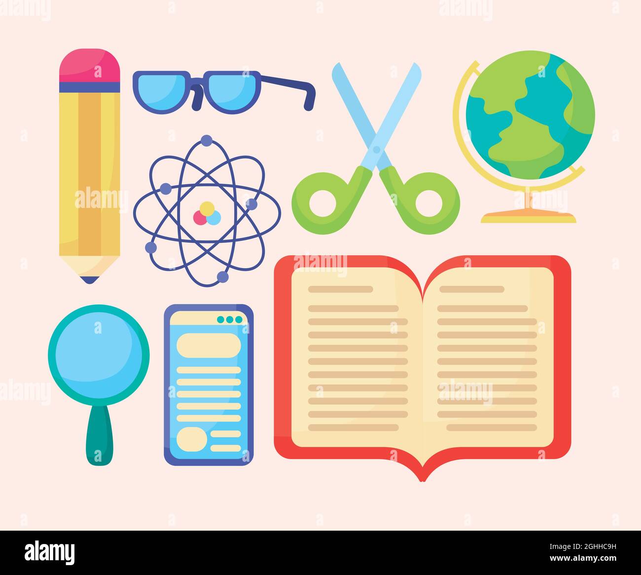 Eight glasses Stock Vector Images - Alamy