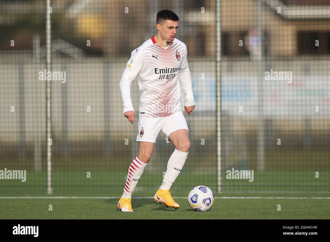 Riccardo Oddi of AC Milan during the Primavera 1 match at Stadio ...