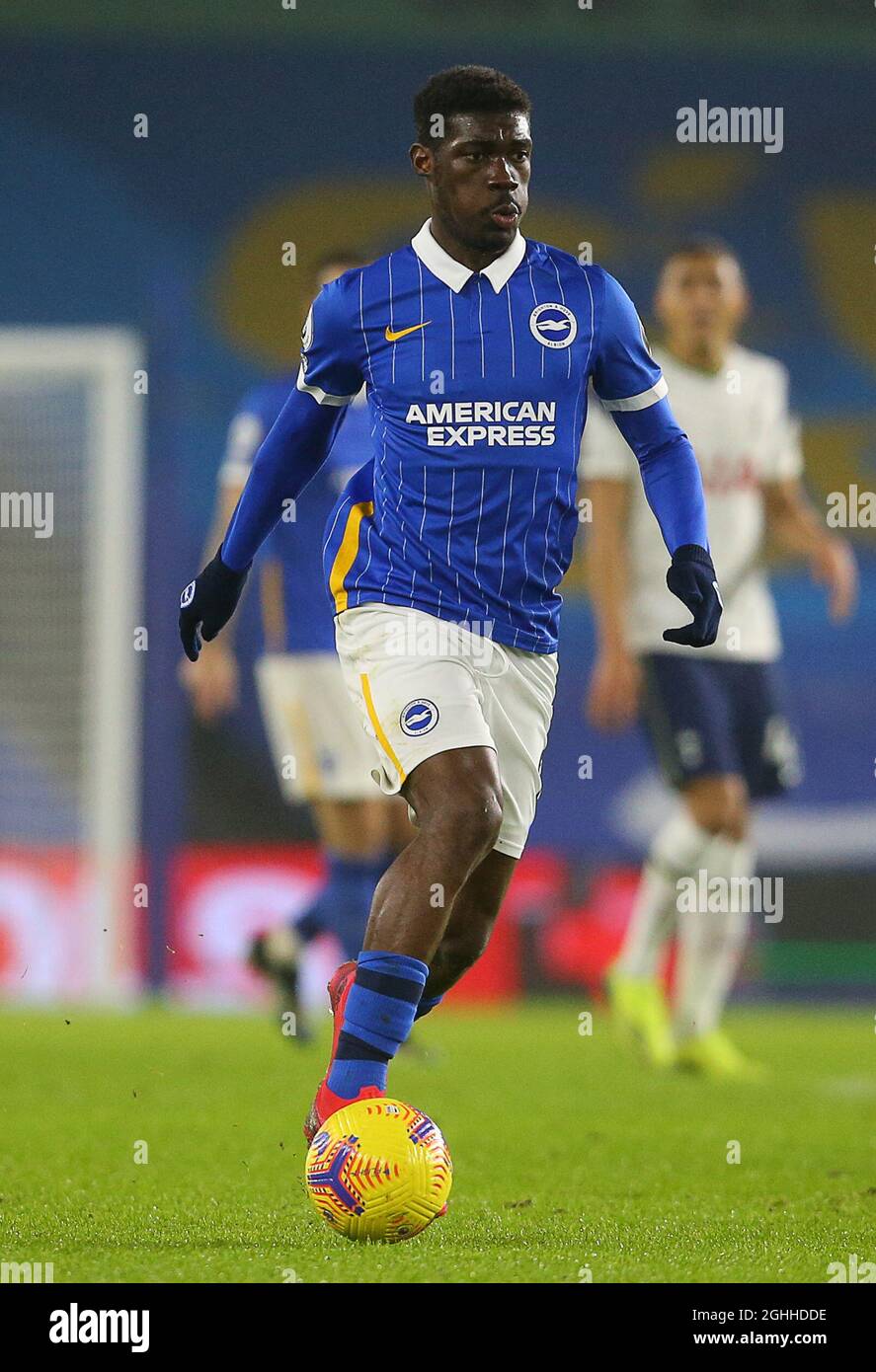 Yves Bissouma of Brighton during the Premier League match at the AMEX ...