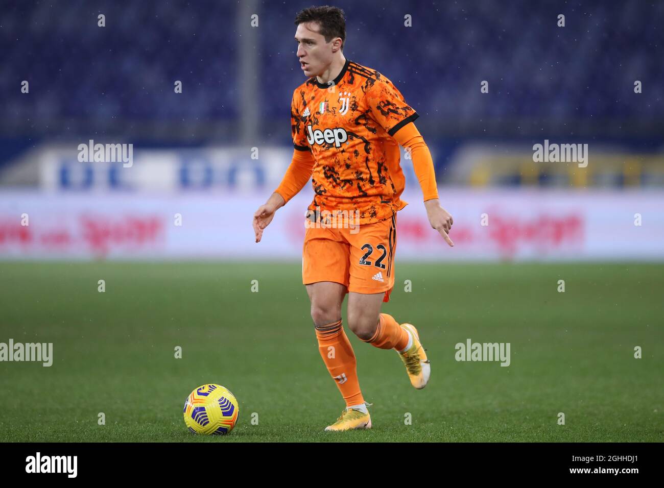 Federico Chiesa of Juventus during the Serie A match at Luigi Ferraris ...