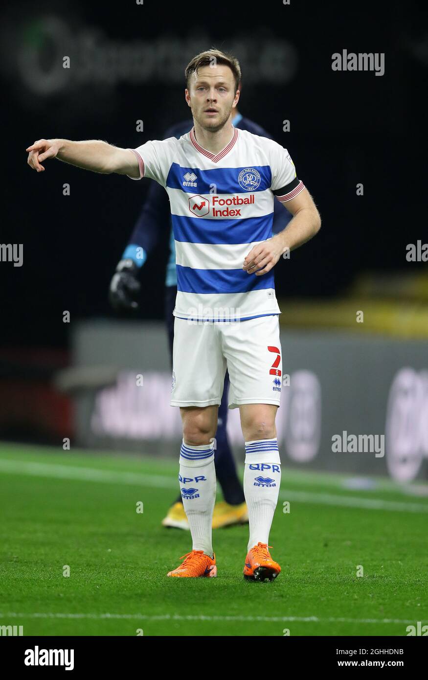 Todd Kane of QPR during the Sky Bet Championship match at Vicarage Road ...